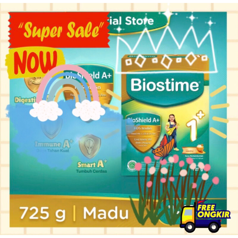 Jual Biostime / Healthyway Kids 1+ 725gram rasa madu (kemasan baru ...