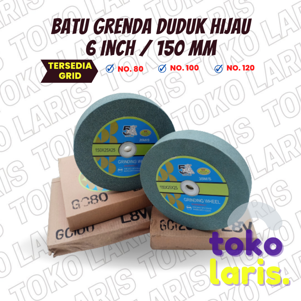 Jual BATU GRENDA GRINDA GURINDA WIDIA POLES ASAH DUDUK 6" 6 INCH 150MM ...