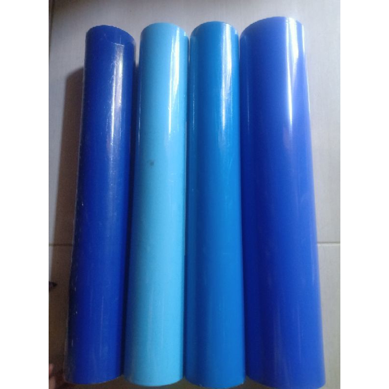 Jual stiker skotlet motor , biru glossy,biru Matt permeter | Shopee ...