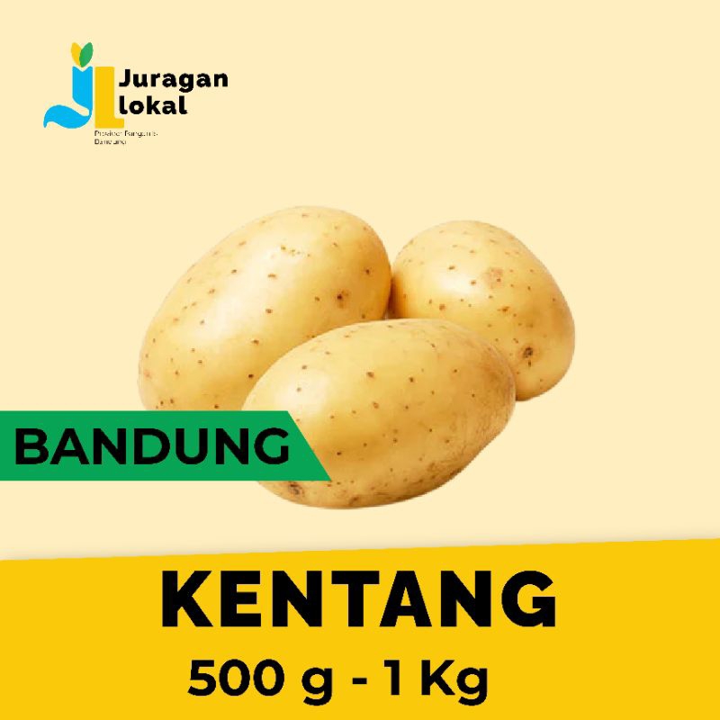 Jual Kentang Super Segar [ Ukuran Sedang 1 Kg ] | Shopee Indonesia