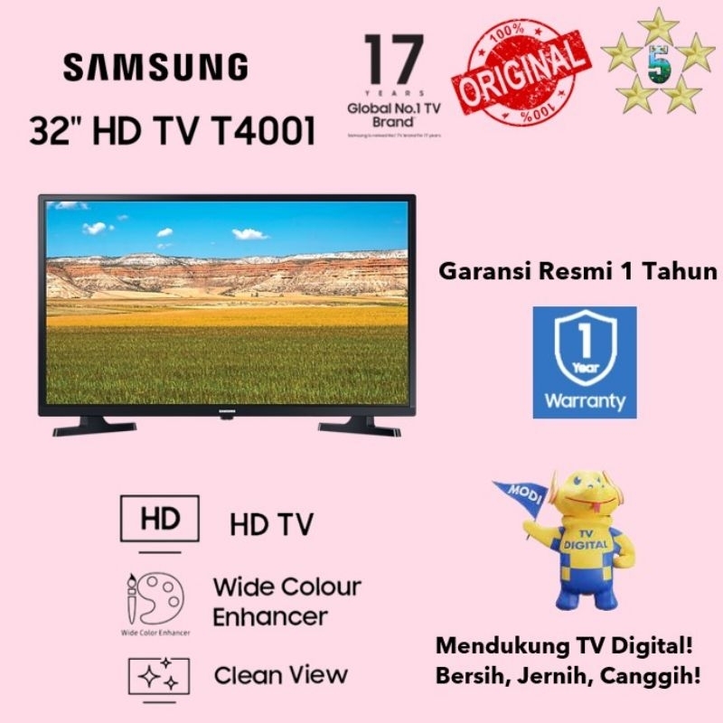 Jual Samsung T4001 32 inch, Digital LED TV, HD With Colour Enhancer ...