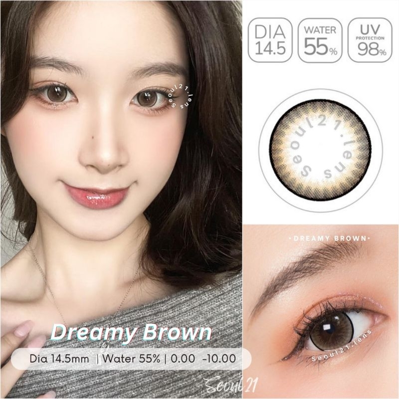 Jual SOFTLENS DREAMY BROWN NORMAL MINUS (-0.5 s.d -10.00) ORIGINAL MADE ...