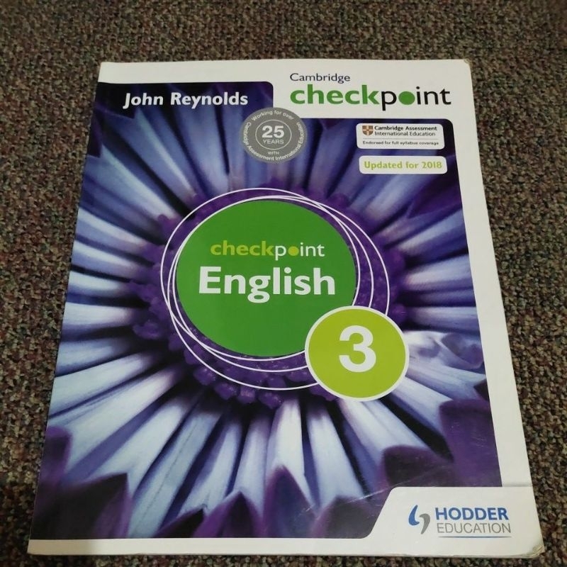 Jual Cambridge checkpoint english 3 updated for 2018 / Jonh Reynolds ...