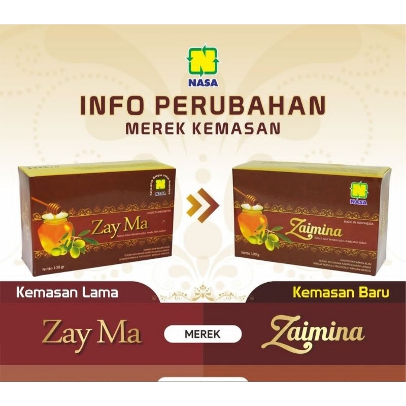 Jual ZAYMA SABUN LULUR PLUS ZAITUN & MADU NASA | Shopee Indonesia