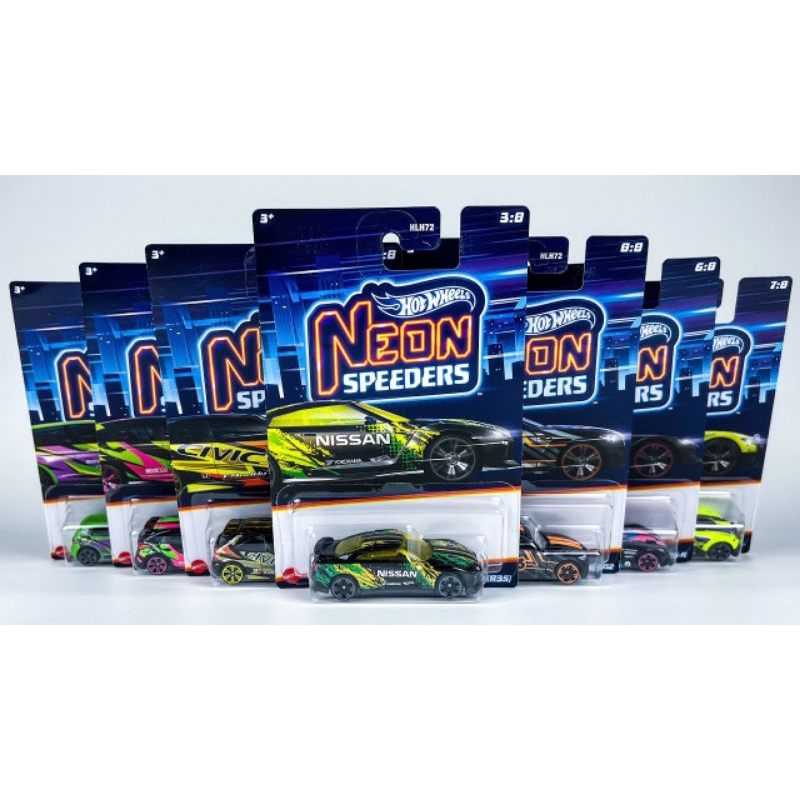 Jual Hotwheels Seri Neon Speeders New 2023 Ori | Shopee Indonesia