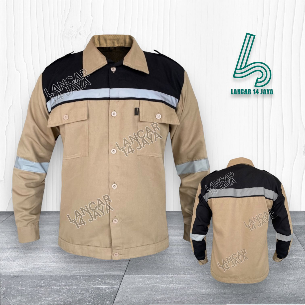 Jual Wearpack Safety Kombinasi 2 warna / Katelpak Kombinasi / Setelan ...