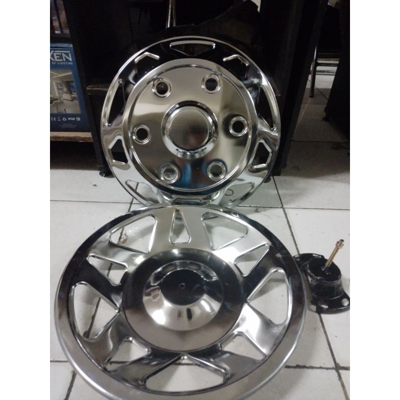 Jual DOP RODA RING 16 TRUK DOBEL MOTIF BINTANG SEGITIGA LUBANG BAUT 6 ...