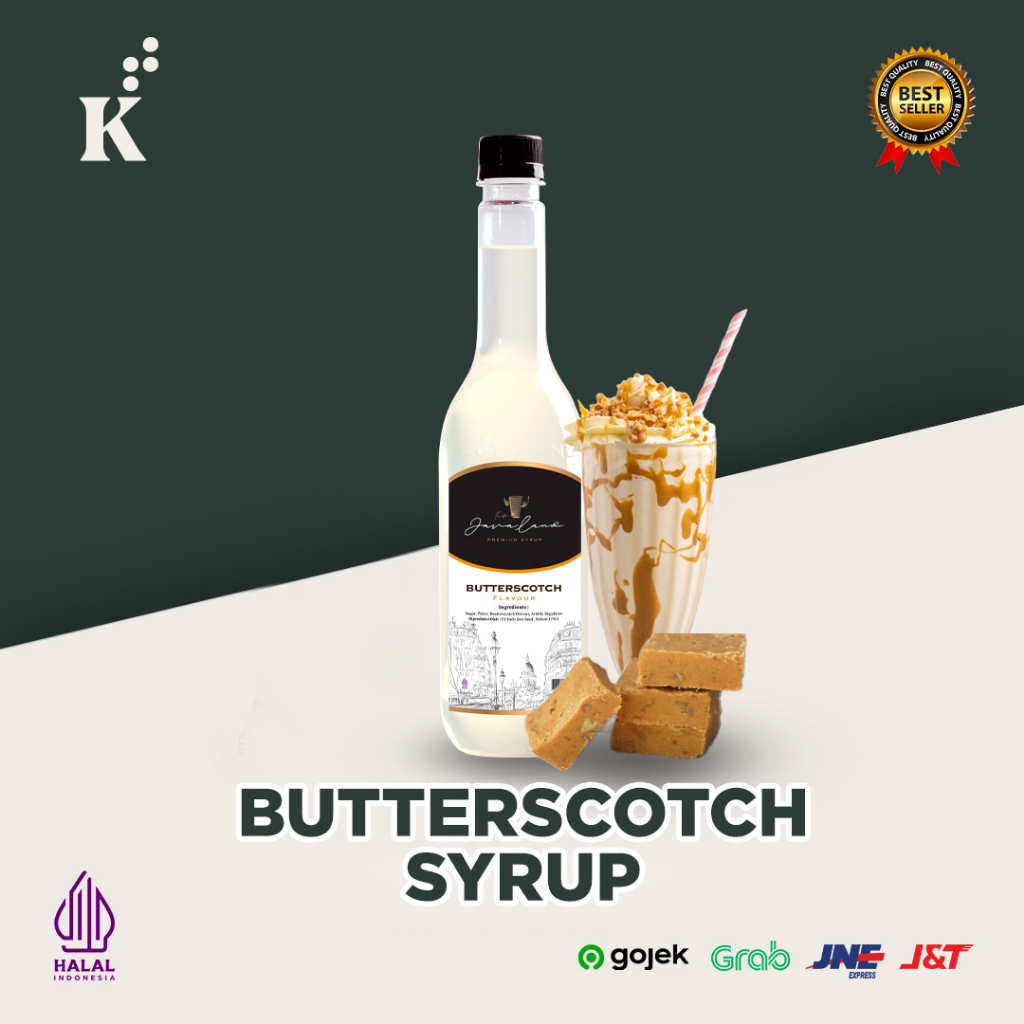 Jual Sirup / Syrup Javaland Butterscotch 650ml || Sirup Campuran Kopi ...