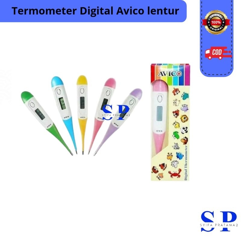 Jual Alat Medis Termometer Avico Fleksibel Termometer Digital Lentur ...