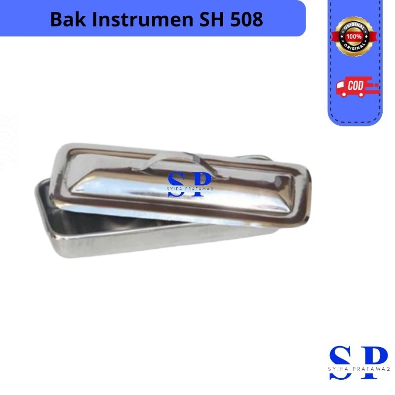Jual Alat Medis Bak Instrumen SH 508 Bak Instrument Kecil dengan tutup ...