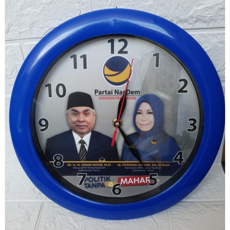 Jual Jam Dinding Custom foto bebas 30CM souvernir/kado ulang tahun/kado ...