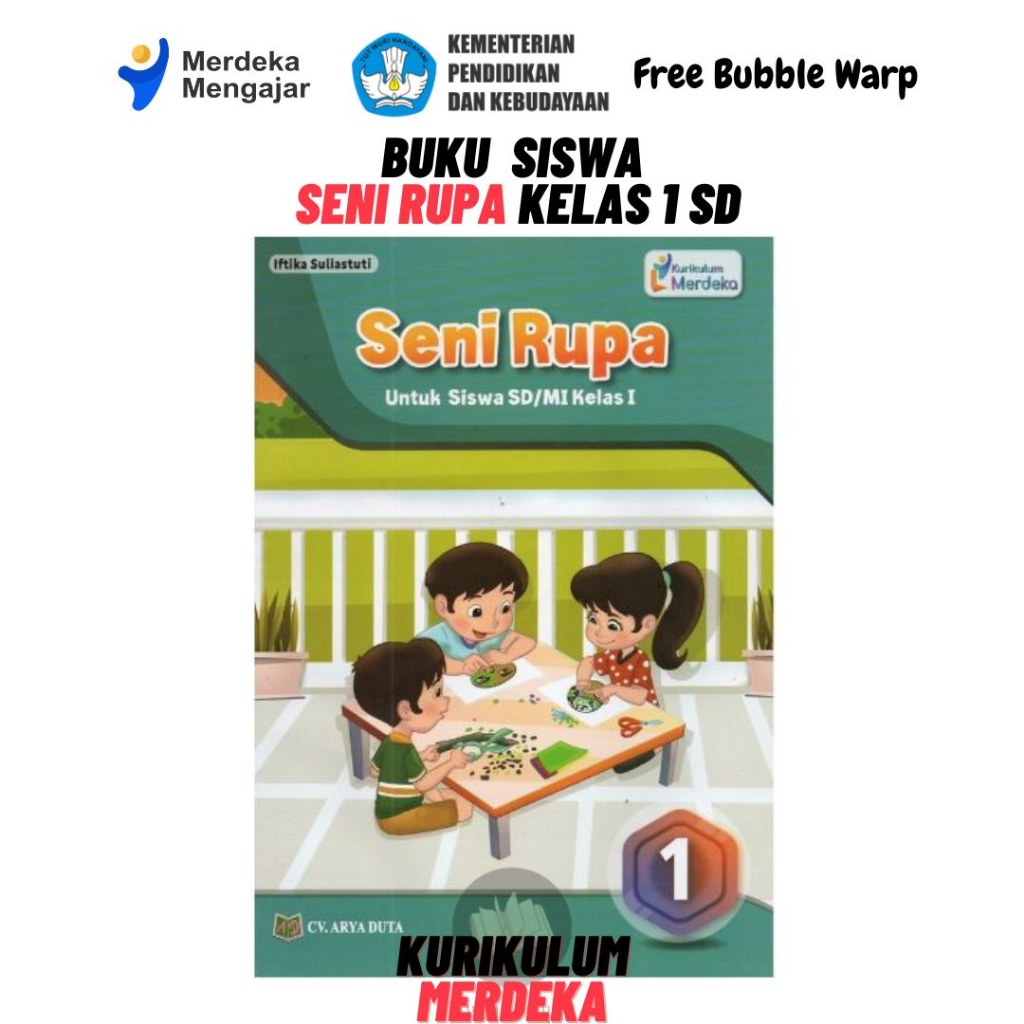 Jual Buku SENI RUPA Kelas 1 SD Kurikulum Merdeka by Arya Duta | Shopee Indonesia