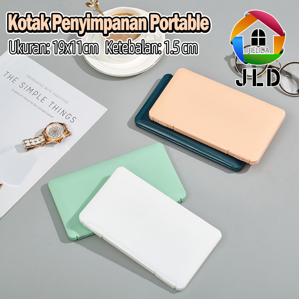 Jual JieLiDa Kotak penyimpanan Portable masker anti debu bakteri ...