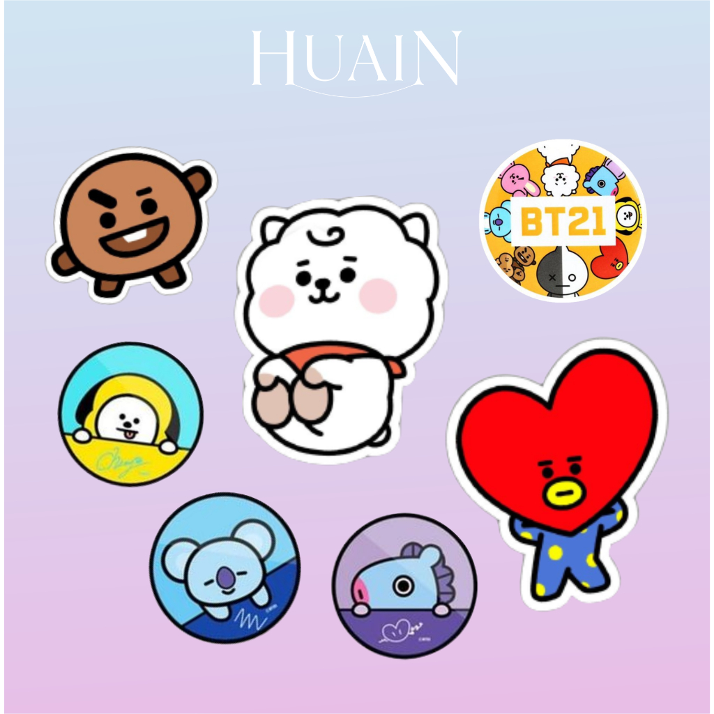 Jual Sticker BT21 - BT21 Set - BTS Fanmade Sticker - Sticker Unofficial ...
