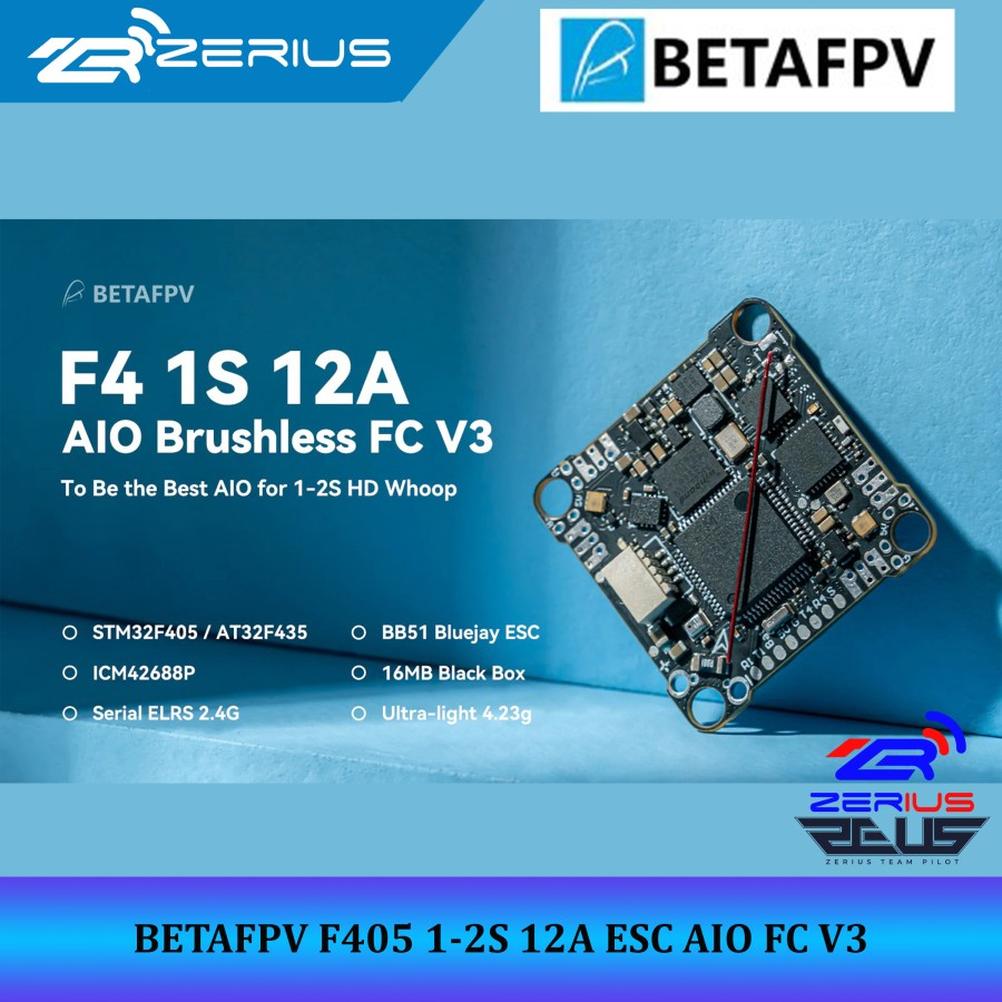 Jual BETAFPV F405 1-2S 12A ESC AIO for Pavo Pico ELRS Flight Controller ...