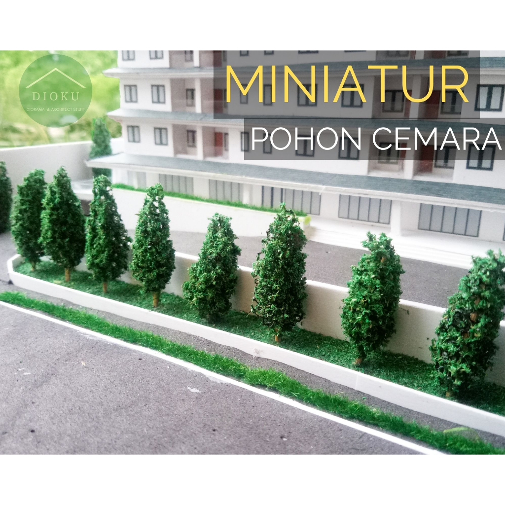 Jual Miniatur Pohon Cemara / Diorama / Bahan Maket / Miniatur | Shopee ...