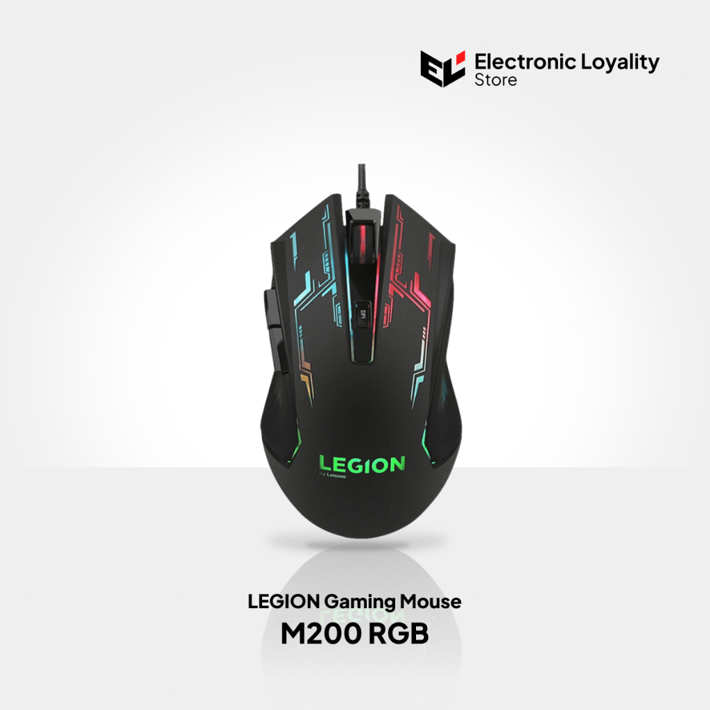 Jual Mouse Gaming Legion M200 Wired USB 2400 DPI RGB - Garansi 1 Tahun ...
