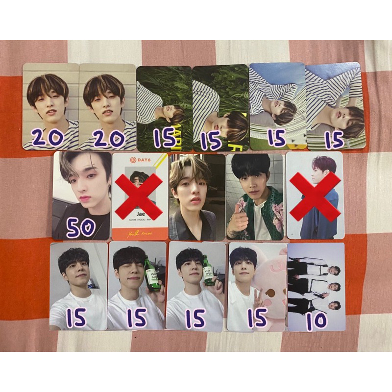 Jual pc photocard day6 jae gravity busan halloween pop up store id card ...