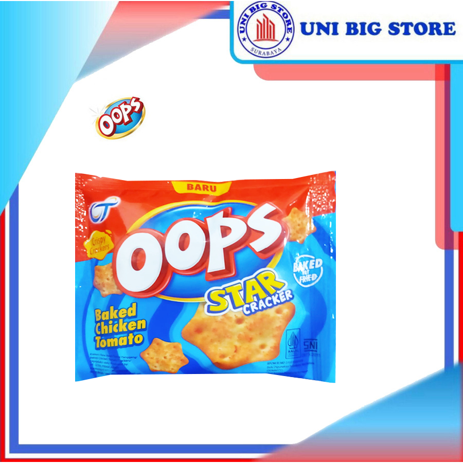 Jual Oops Crispy Crackers Baked Chicken Tomato 10 gr Biskuit | Shopee ... Jual Oops Crispy Crackers Baked Chicken Tomato 10 gr Biskuit | Shopee ...