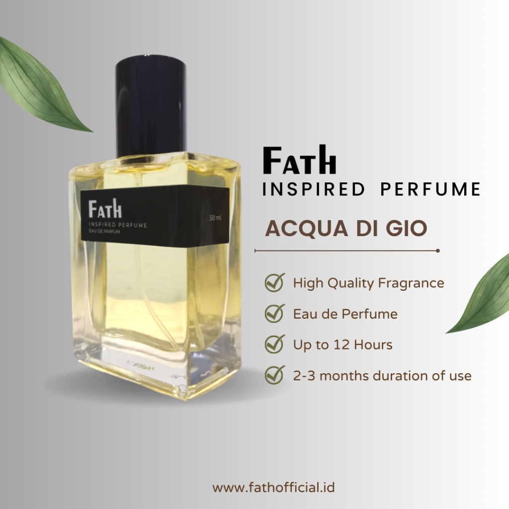 Jual FATH Inspired Perfume Acqua Di Gio EDP - Parfum Pria | Shopee ...