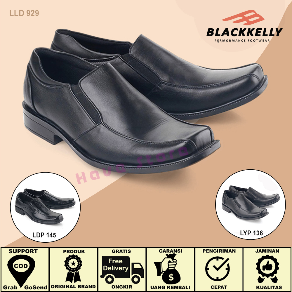Jual Sepatu Pantofel Pria Bahan Kulit Sapi Original Asli Nyaman Ringan ...