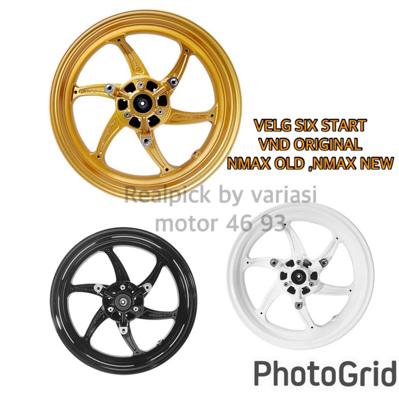 Jual velg vnd six start new nmax 155 conected all new nmax vnd six ...