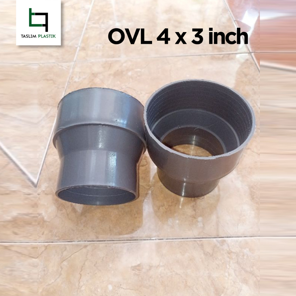 Jual Reducer Sok Vlok Overloop 4x3 inch / Sambungan Pipa Pvc 4" ke 3 ...