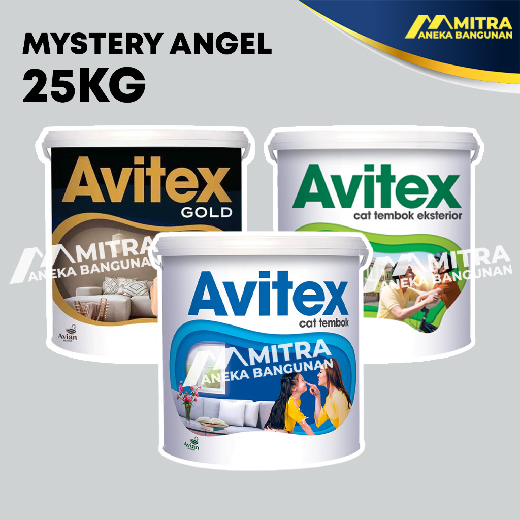 Jual CAT TEMBOK AVITEX 25 KG PAIL MYSTERY ANGEL N15 002 / AVITEX ...