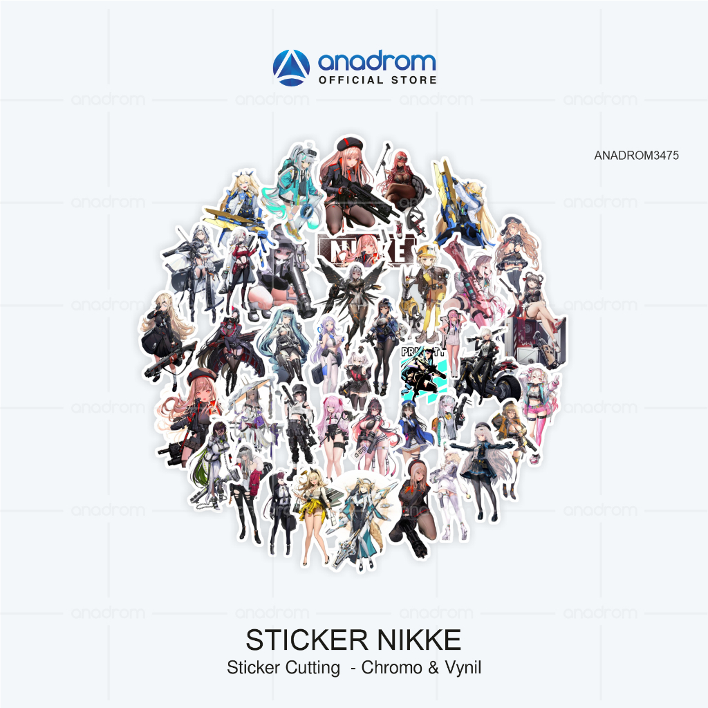 Jual Sticker Nikke | Sticker Anime & Aesthetic | Anadrom 3475 | Shopee ...