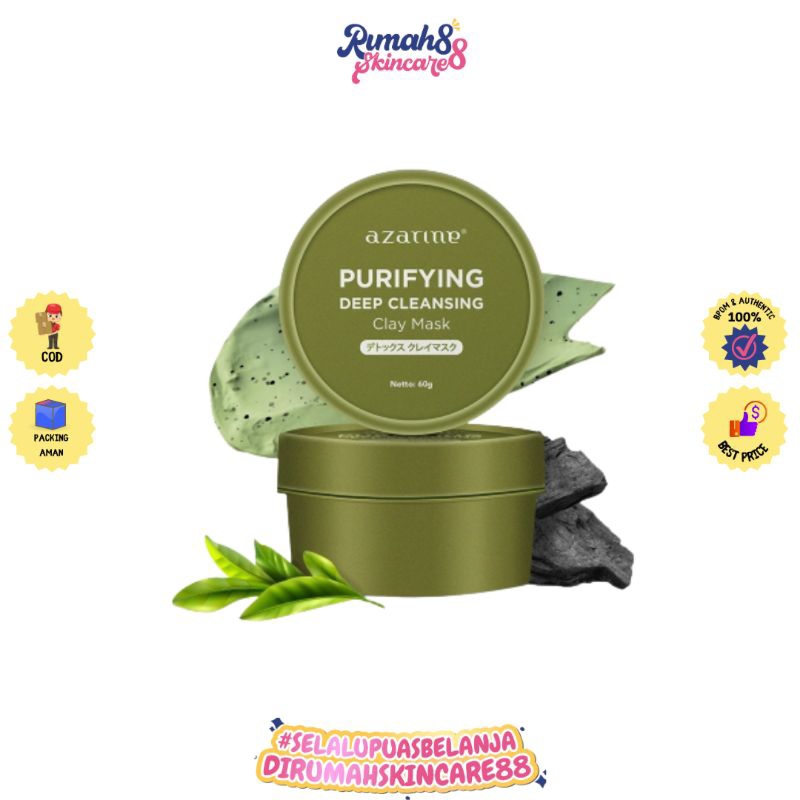 Jual RSC 88 - AZARINE Purifying Deep Cleansing Clay Mask 60g BPOM Face ...