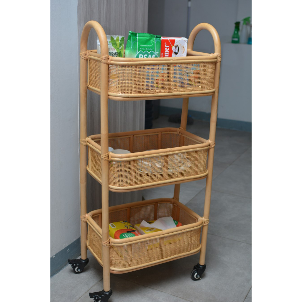 Jual Rak Rotan Susun Nine Square / Ract Rattan Shelf RCFU 22191 Eliora ...