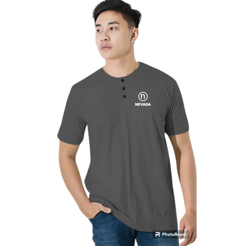 Jual Kaos Kancing Lengan Pendek Motif Sablon Kaos Pria Kekinian Kaos Murah Lengan Pendek