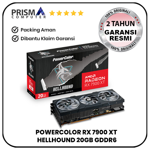 Jual POWERCOLOR RX 7900 XT HELLHOUND 20GB GDDR6 | Shopee Indonesia