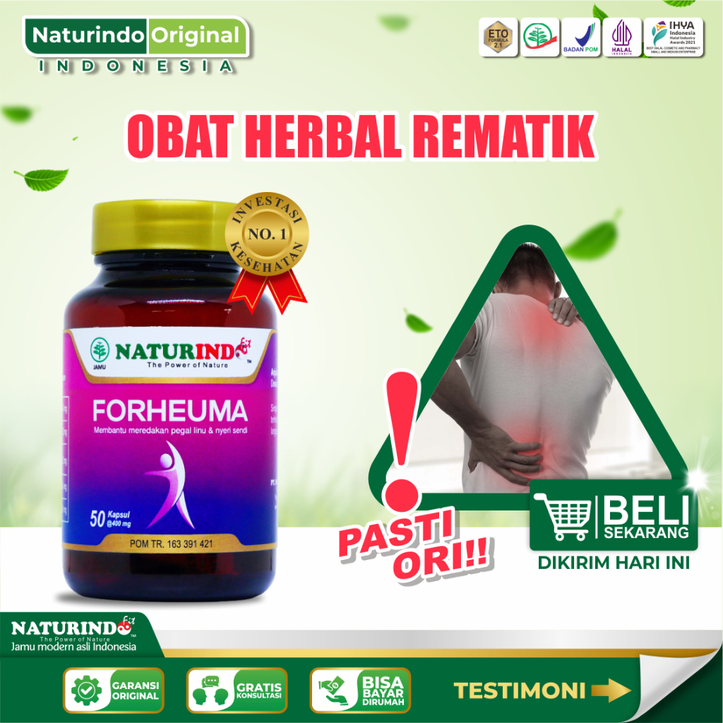 Jual Obat Rematik Herbal Reumatik Nyeri Sendi Pegal Linu Lutut dan Otot ...