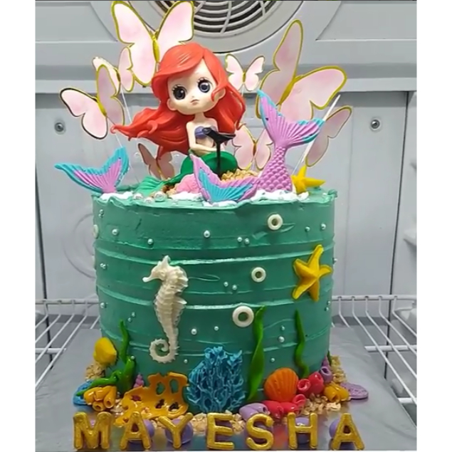 Jual Kue ulang tahun mermaid 18cm | Shopee Indonesia