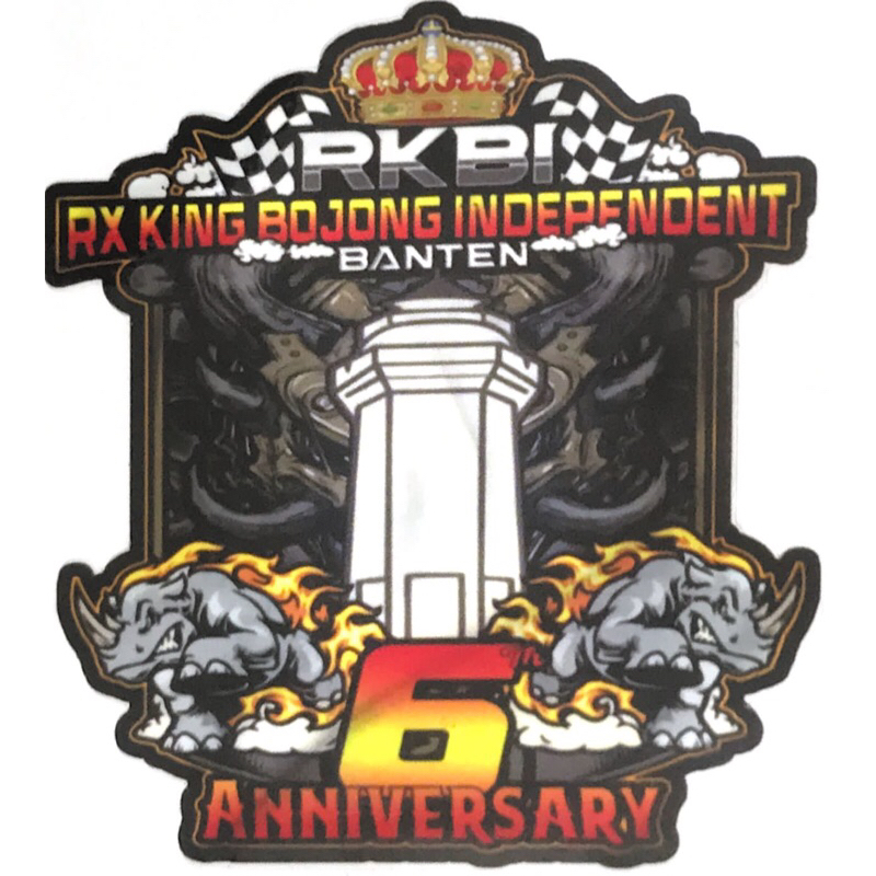 Jual stiker anniversary 6th RKBi | Shopee Indonesia