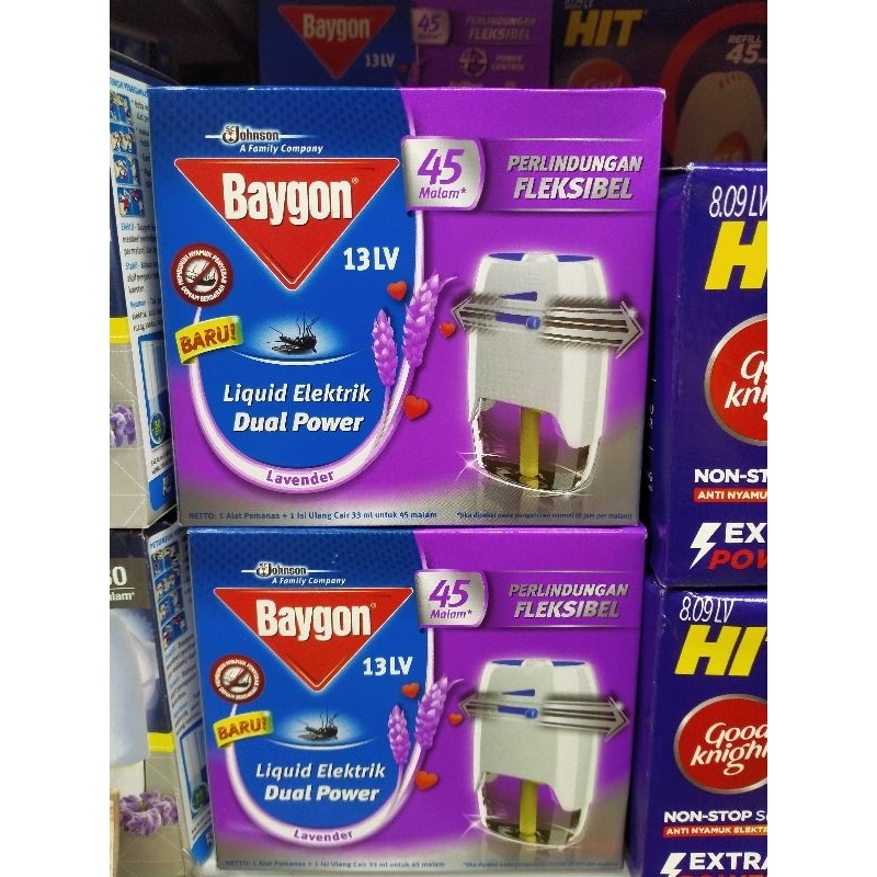 Jual BAYGON ALAT ELEKTRIK DUAL SET + REFILL LAVENDER | Shopee Indonesia
