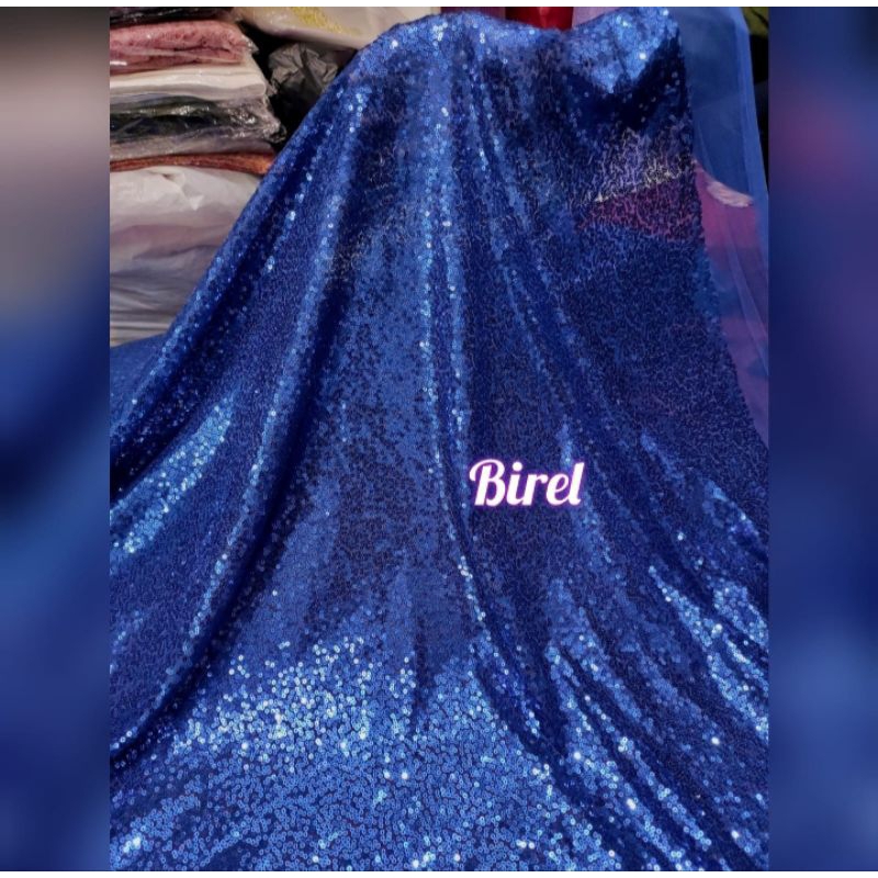 Jual kain tile sequin tile kebaya pesta kain tile / bahan meteran lebar ...