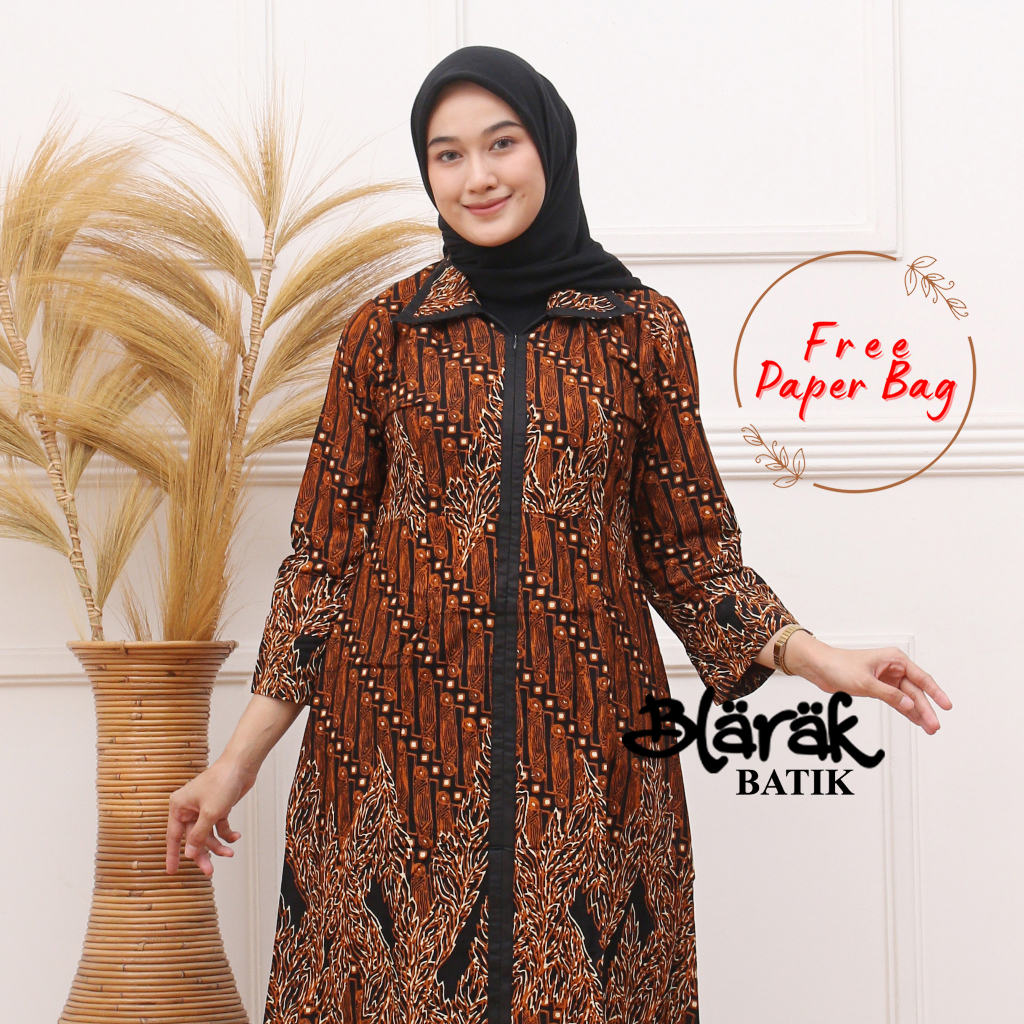 Jual BLARAK - Gamis Batik Rikmo Madya | Shopee Indonesia