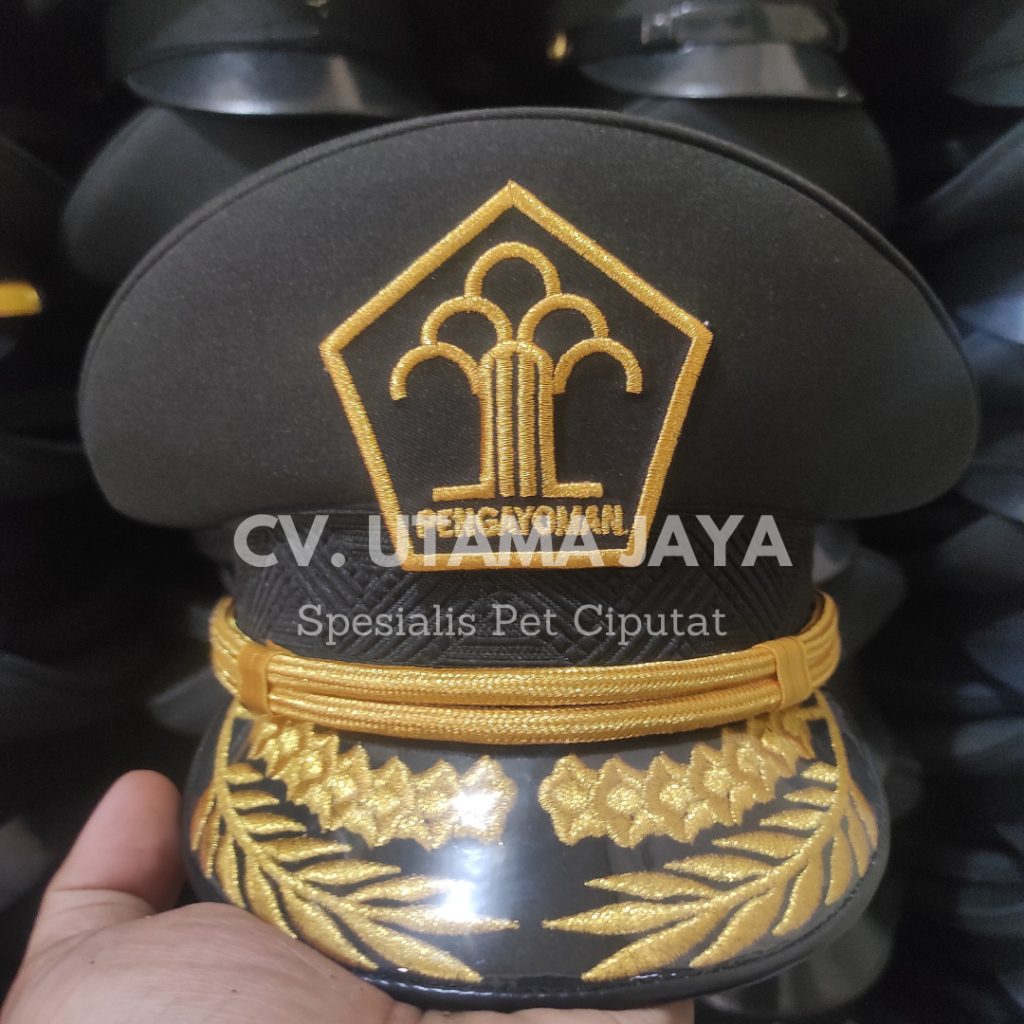 Jual Topi Pet PDU PENGAYOMAN ALLWORK Gol. 4C 4D Terbaru KEMENKUMHAM ...