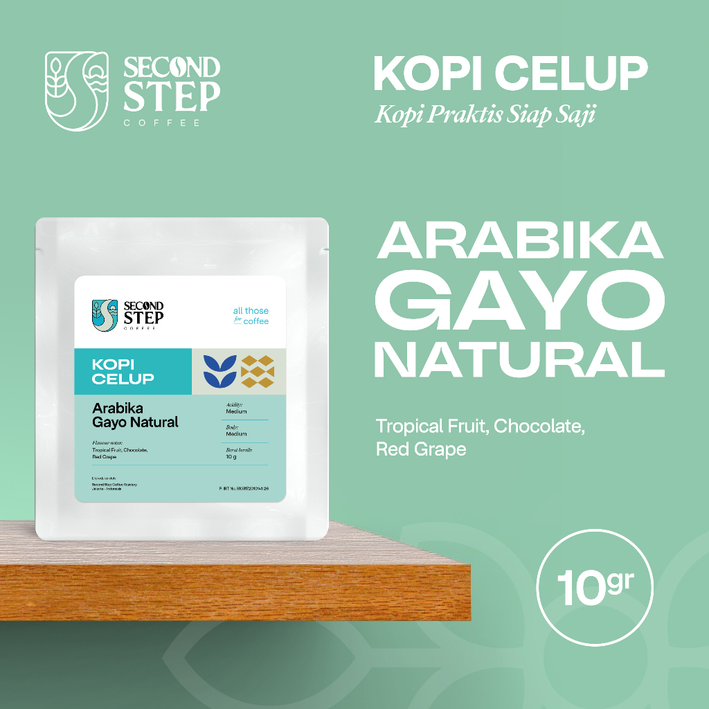 Jual Kopi Sachet Celup Arabika Gayo Natural Coffee Saset Murni Tanpa ...