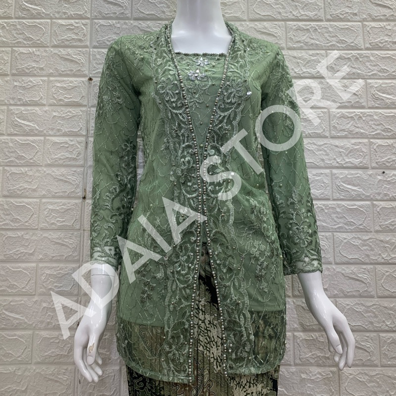 Jual NEW KEBAYA KUTU BARU TULLE PAYET / KEBAYA MODERN | Shopee Indonesia