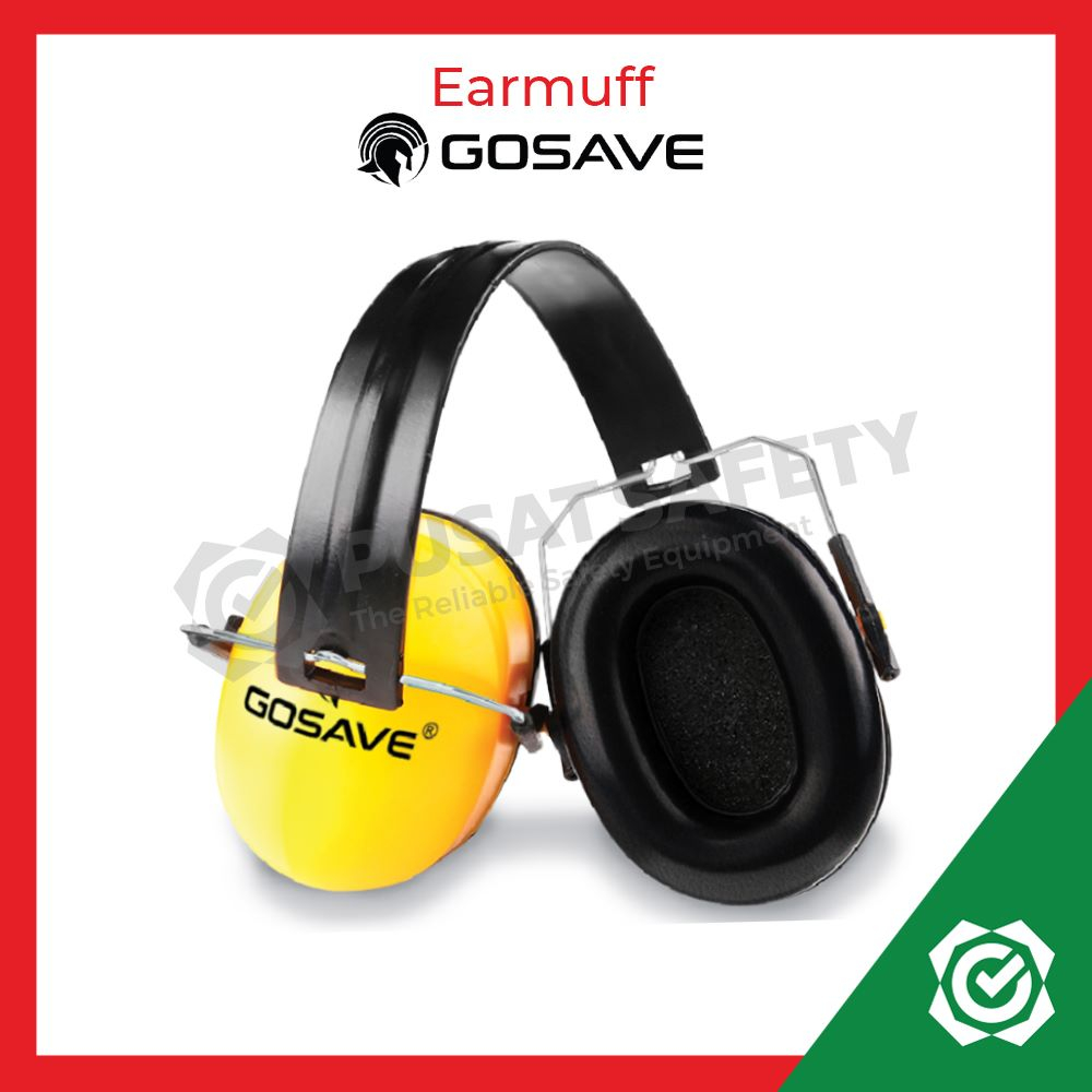 Jual Earmuff Safety Pro Series 28 dB Penutup Telinga Helm Gosave ...
