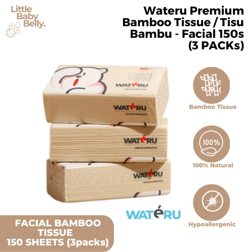 Jual PROMO Wateru Bamboo Facial Tissue Tisu Bambu Facial Premium 150s ...