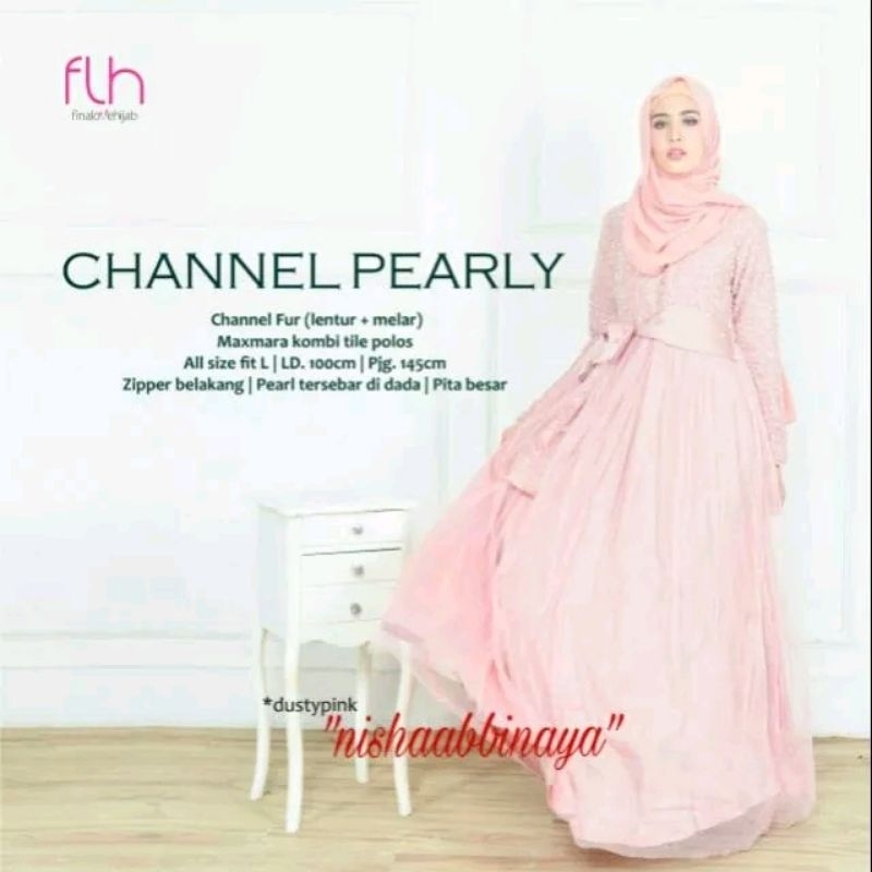 Jual Preloved Channel Pearly by Finalovehijab | Shopee Indonesia