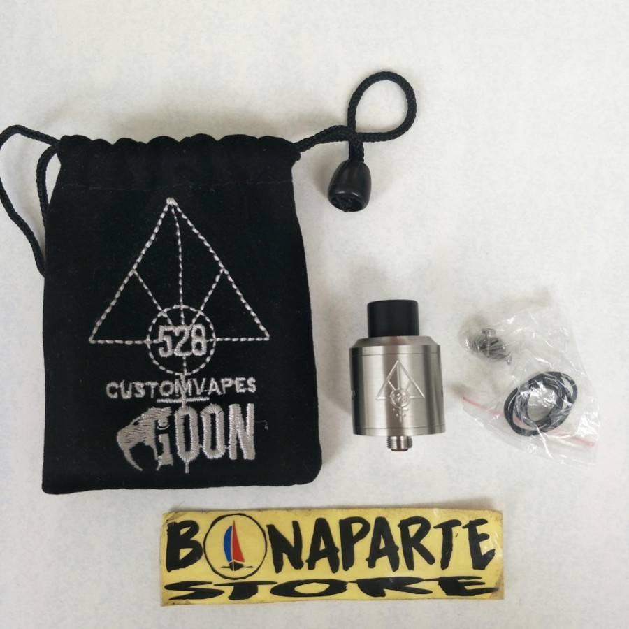 Jual Authentic 528 Custom GOON RDA 24mm Vape Vapor Atomizer Vaporizer ...