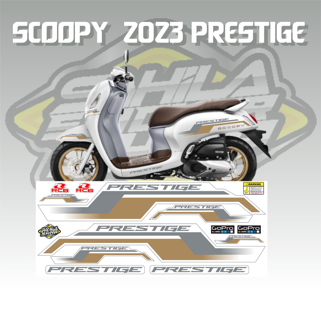 Jual STICKER STRIPING SCOOPY 2023 PRESTIGE 01 LIS GOLD | Shopee Indonesia