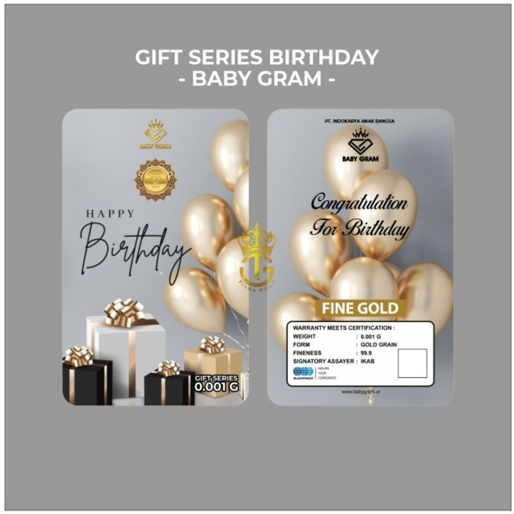 Jual SOUVENIR BABYGRAM GIFT SERIES ULANG TAHUN SILVER GIFT 0001 GR ...