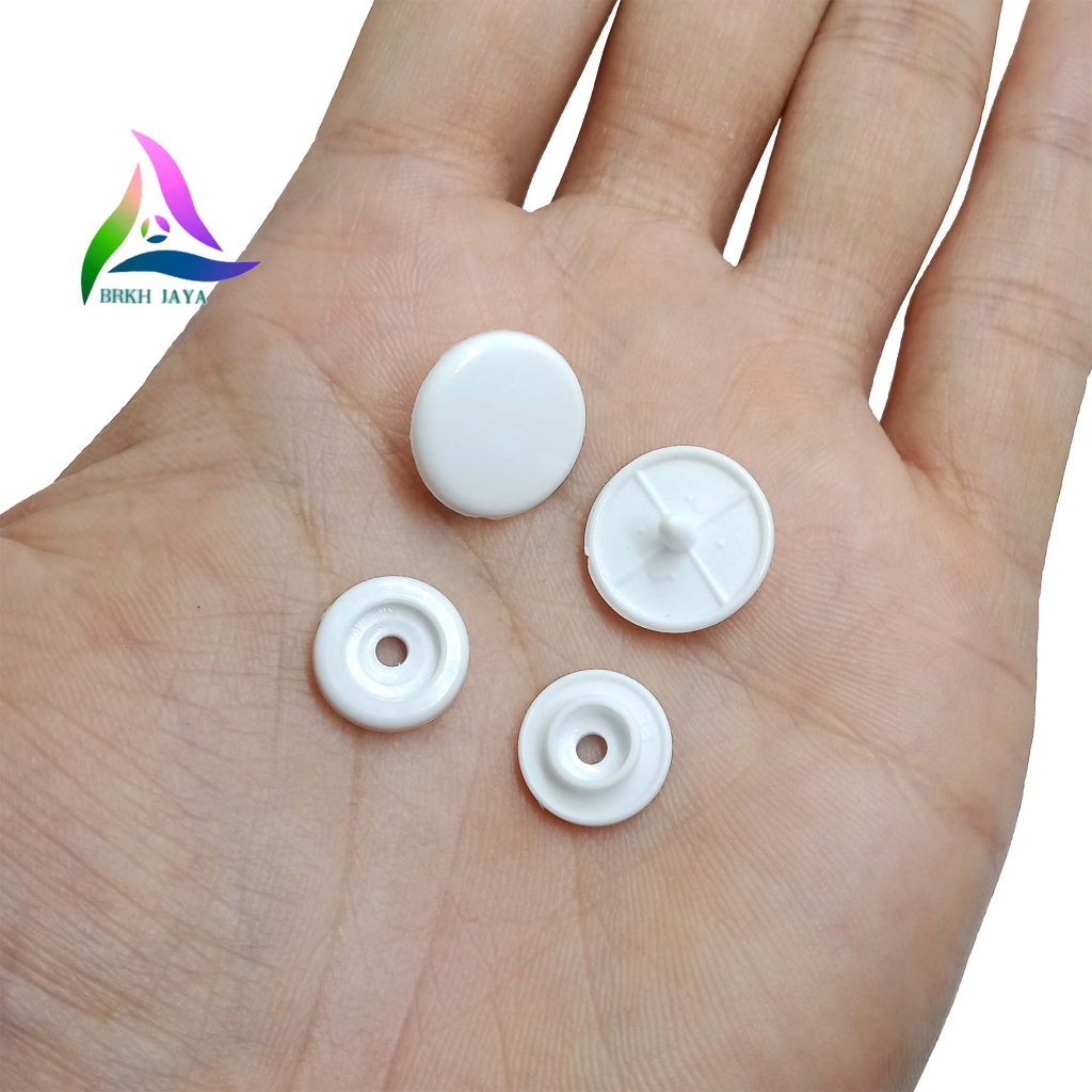 Jual KANCING CETET PLASTIK / SNAP BUTTON PLASTIK 15 MM / 12 PCS ...
