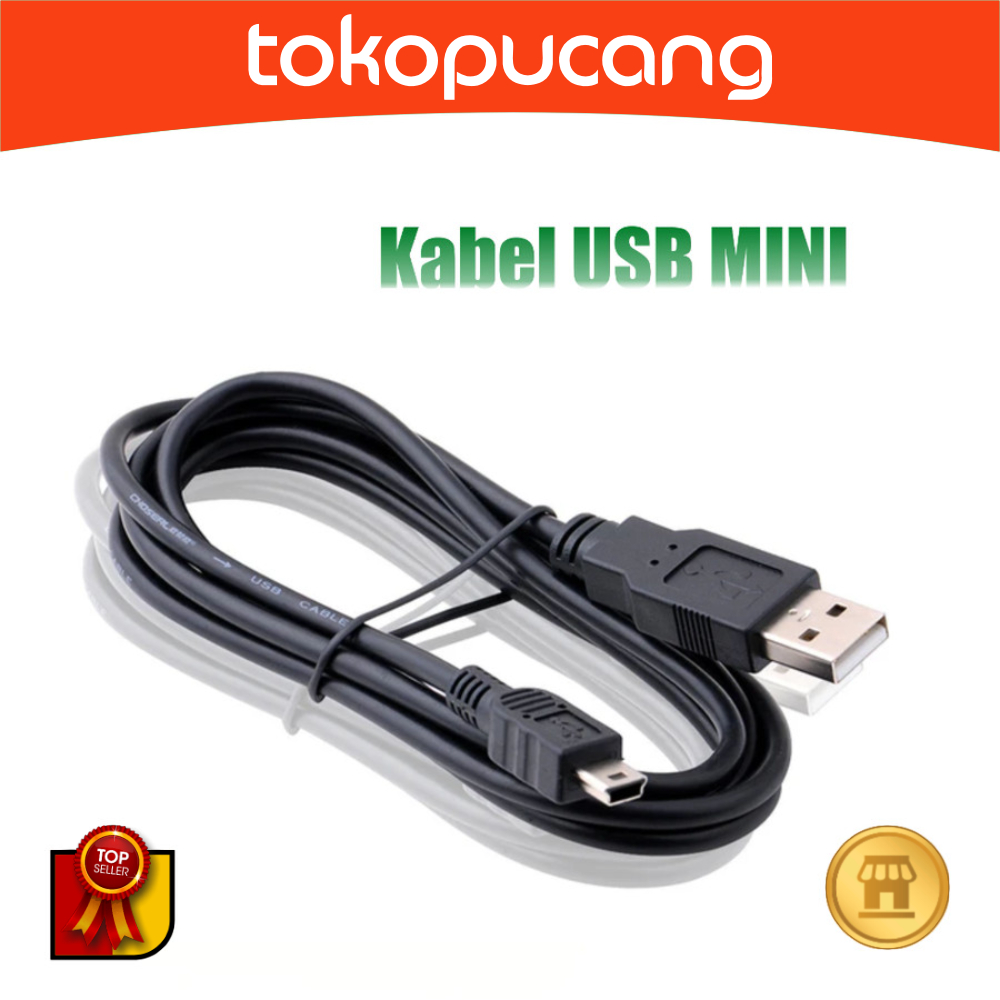 Jual KABEL DATA USB MINI to A 80CM 5pin MICRO USB KABEL DATA V3 MINI | Shopee Indonesia